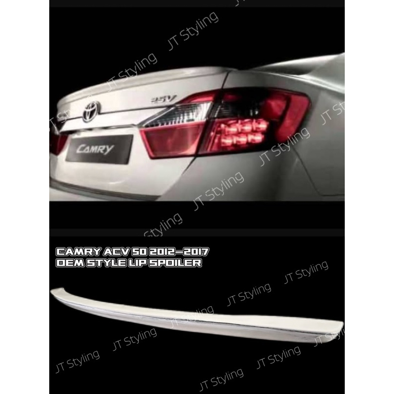 TOYOTA CAMRY ACV 50 2012-2017 OEM STYLE LIP SPOILER | Shopee Malaysia