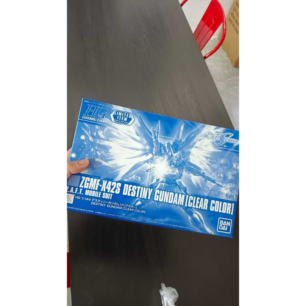 Gundam Base Limited Destiny Gundam Clear Color HG 1/144 SEED Destiny ...