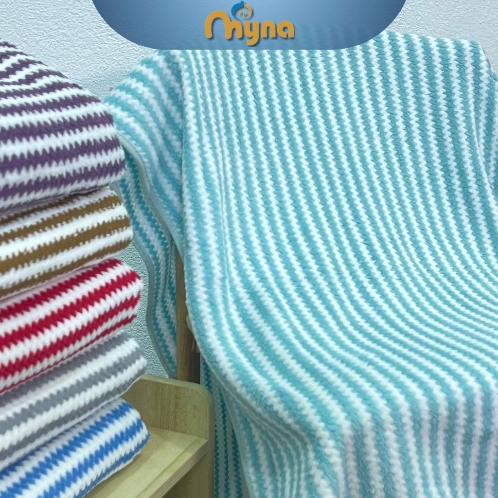 Myna Striped Towel (70 x 130cm) | Shopee Malaysia