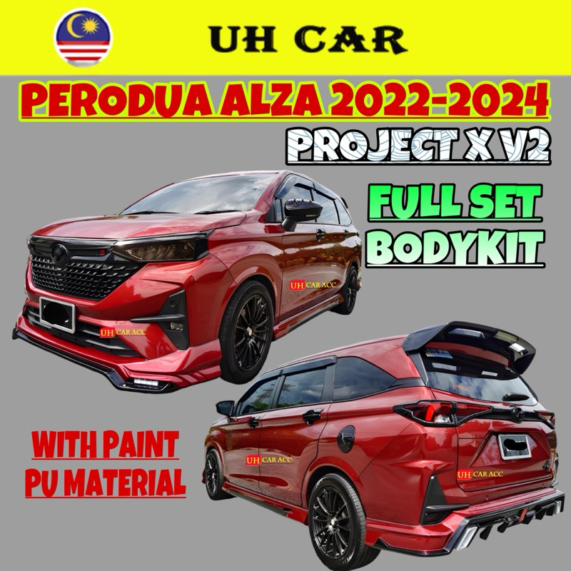 (PROJECT X V2) Perodua Alza 2022 2023 2024 Bodykit Skirt Skirting ...