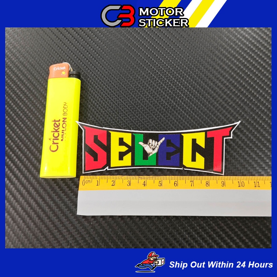 SELECT STIKER MOTOR STIKER MOTOR SELECT / M405 | Shopee Malaysia