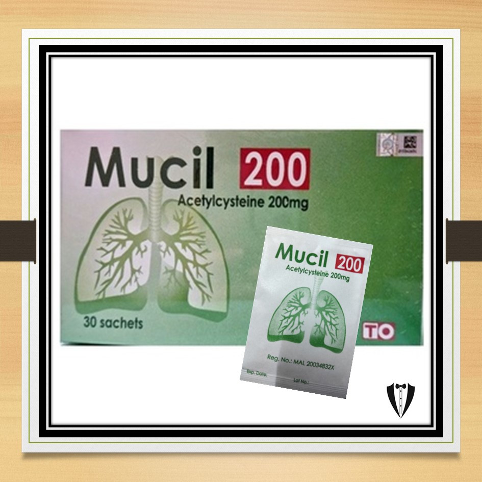 [EXP: 02.2027] MUCIL 200mG (Acetylcysteine) x 10 sachets / 30 sachets ...