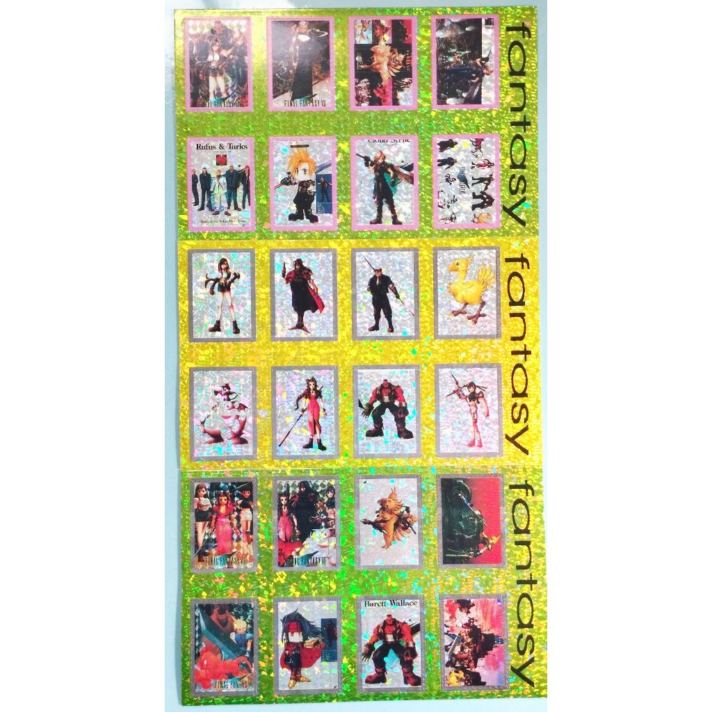 Final Fantasy 7 Stickers (Classic) | Shopee Malaysia
