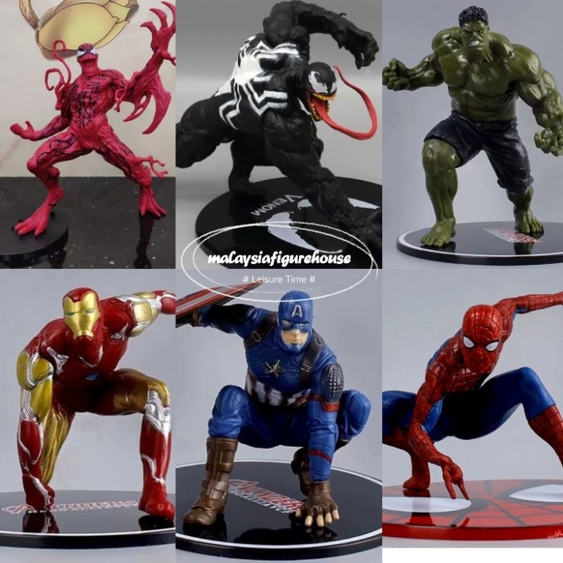🔥READY STOCK🔥MARVEL AVENGER RED CARNAGE VENOM SPIDERMAN IRONMAN CAPTAIN ...