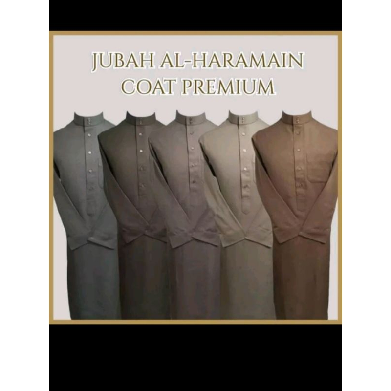 JUBAH AL-HARAMAIN COAT COTTON PREMIUM QUALITY | Shopee Malaysia