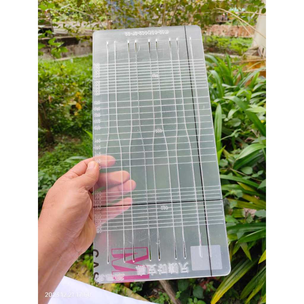 M'sia Ready Stock Fix Acryl Ruler Template Bottle Pembaris Tetap Ukuran ...