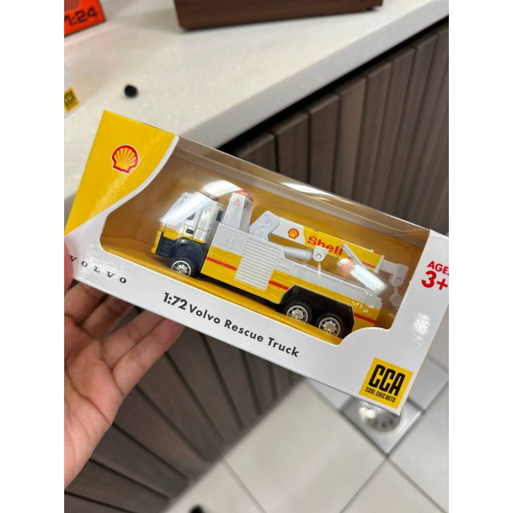 SHELL 1:72 SCALE DIECAST VOLVO RESCUE TRUCK REPLICA (CCA) | Shopee Malaysia