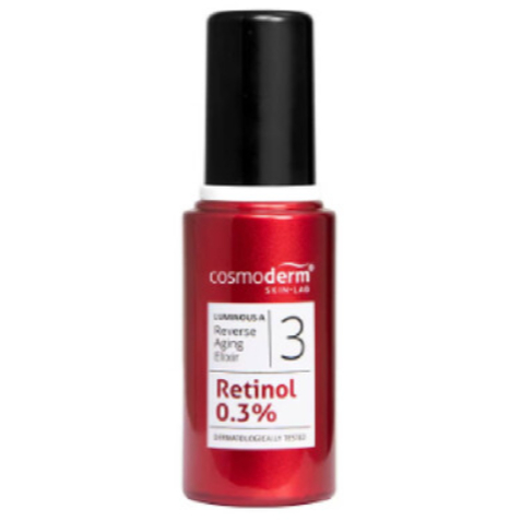 Cosmoderm Luminous A Reverse Aging (Retinol) Elixir 30ml (Exp : Jan ...