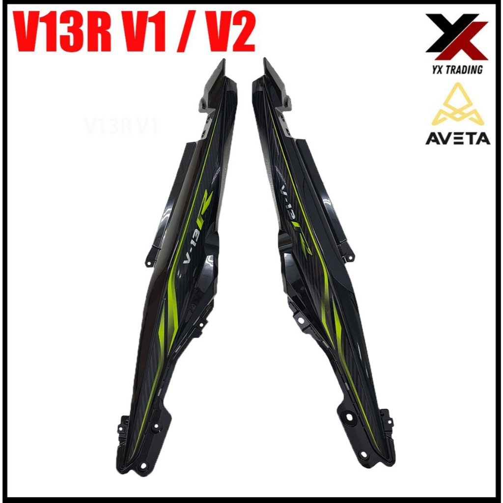 AVETA V13R V1 V2 BODY COVER (RED / BLACK) | Shopee Malaysia