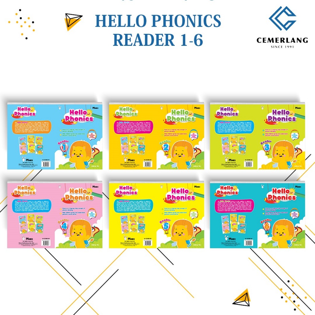 ( Saiz A5) Hello Phonics - Buku 1-6 | Shopee Malaysia