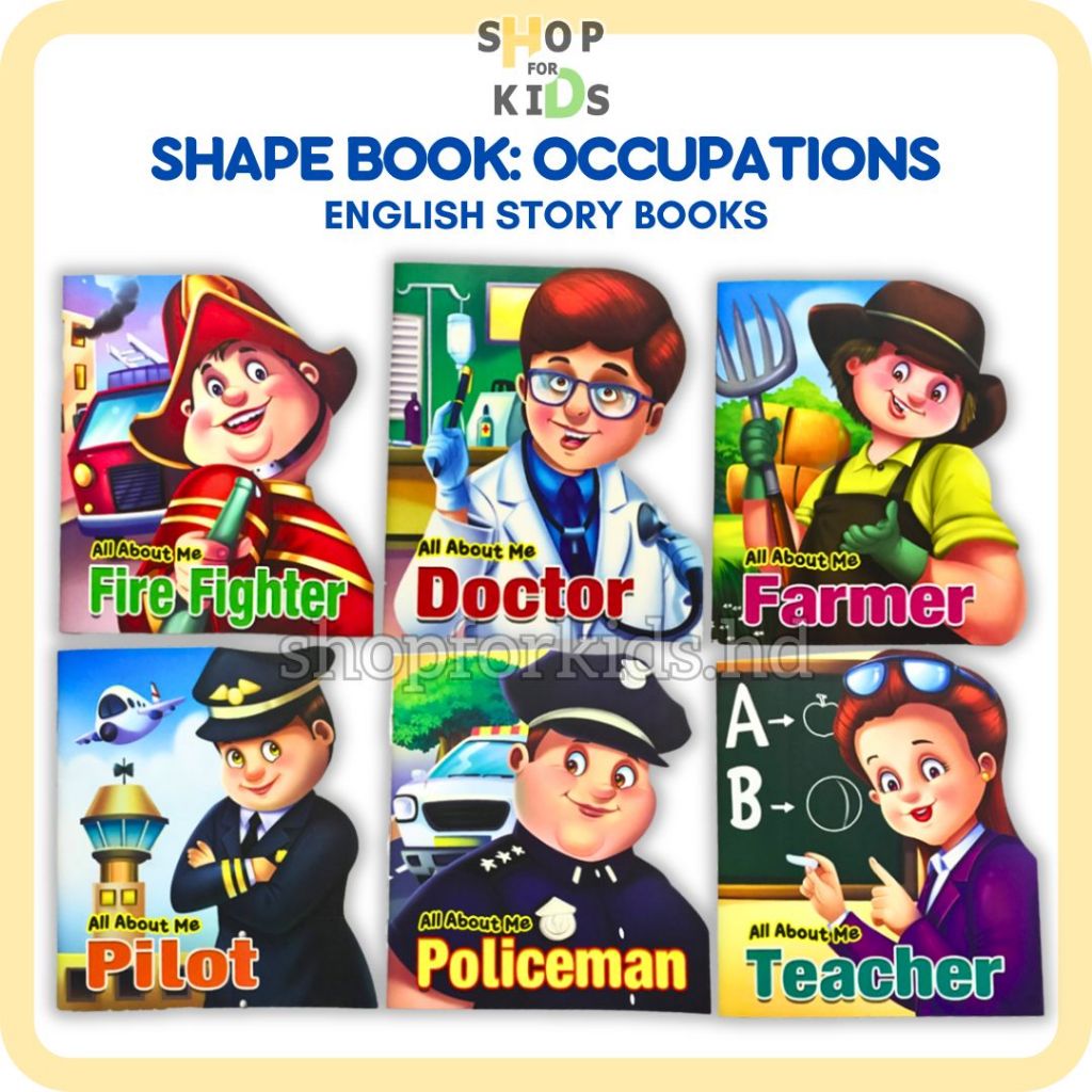 SHAPE BOOK ALL ABOUT ME OCCUPATION | English Story Book Fun Facts Buku ...
