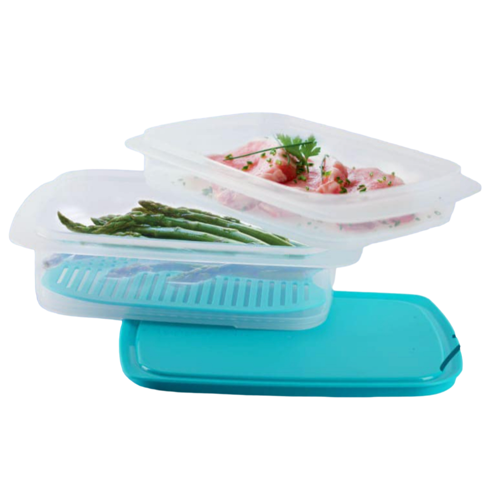 [READY STOCK] !!SALE️!! Tupperware Cool Stackable Set - High Tray(1), Low Tray(1), Grids(1), Lid ...