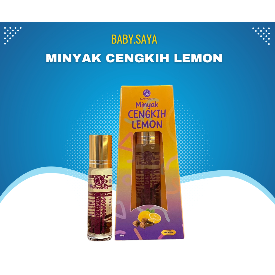 Minyak Cengkih Lemon (NARWISH) . Kahak Bayi Selsema,Kembung Perut ...
