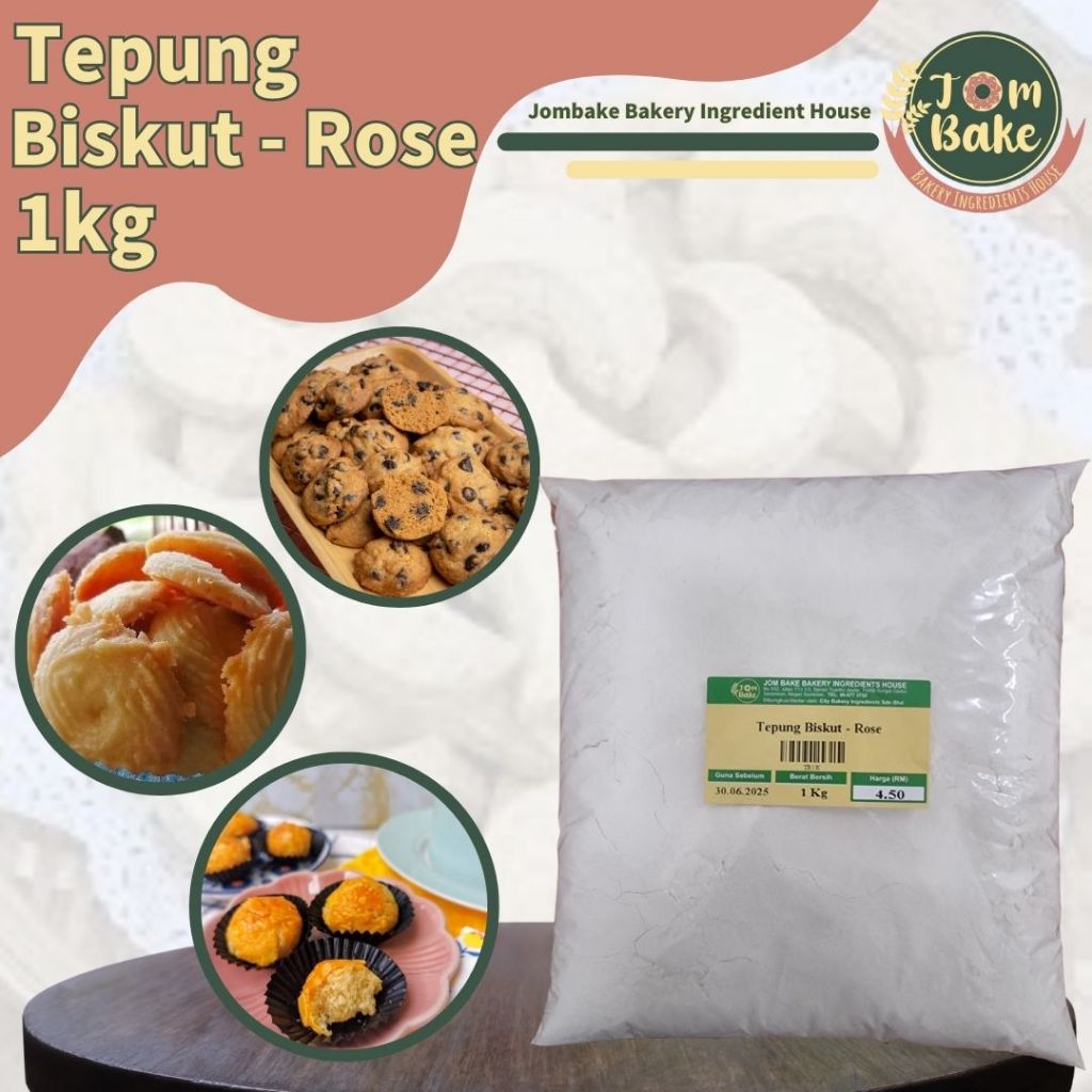 1kg Rose Tepung Biskut / Rose Biscuit Flour | Shopee Malaysia