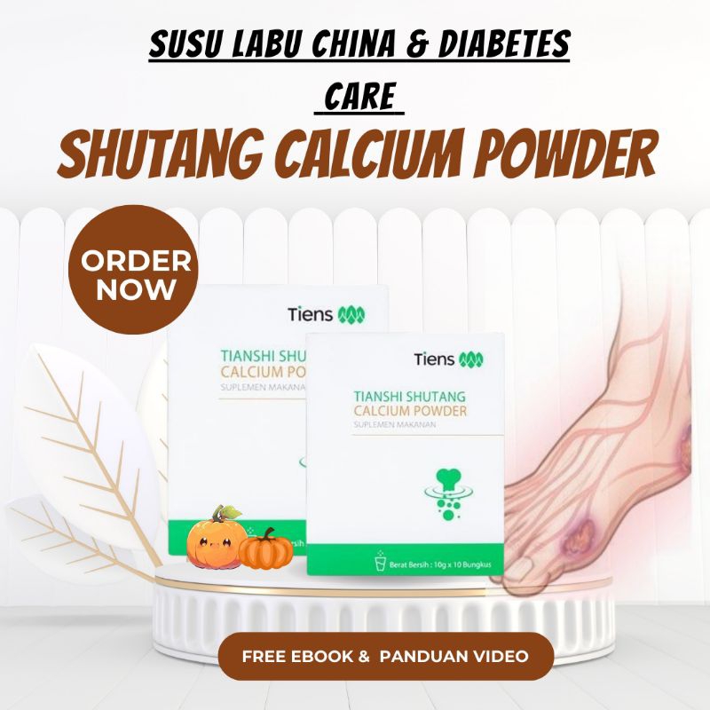 SHUTANG CALCIUM POWDER SUSU LABU CHINA UBAT DIABETES CARE LULUS KKM ...