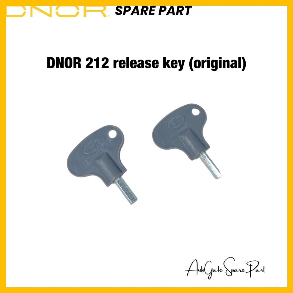 Dnor 212 /712 Autogate Motor Release Key Swing/Folding Motor Allen key ...