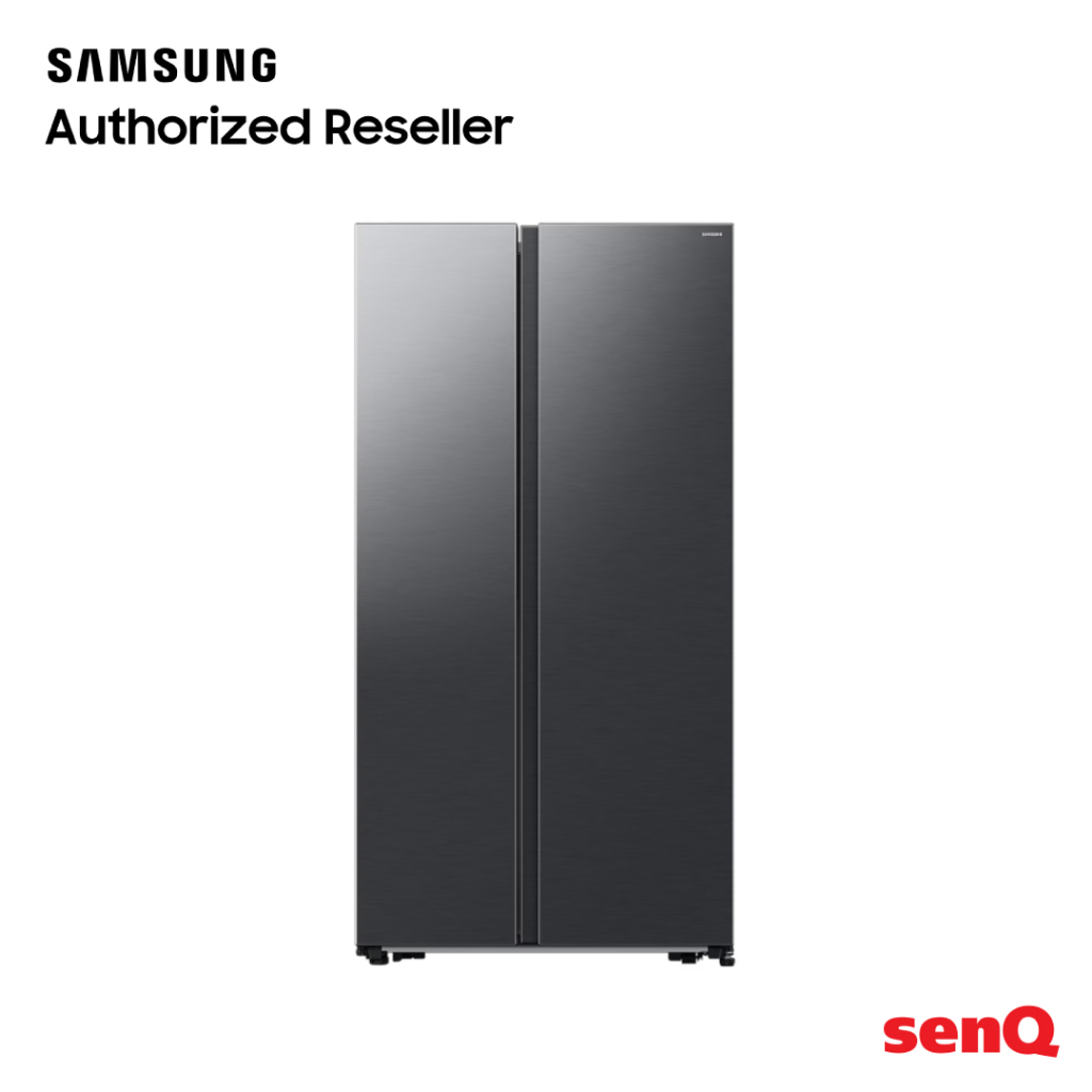 Samsung 583L Refrigerator SBS with Smart Things AI Energy Gentle Black ...