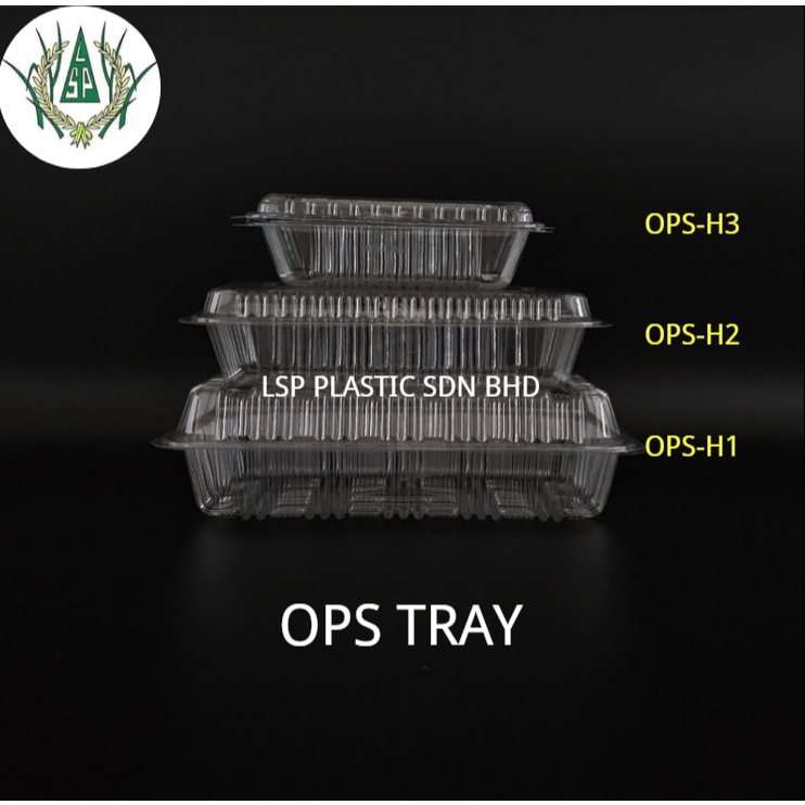 BENXON OPS-H1 Clear Plastic Tray / Bekas Kuih H1 (100pcs) | Shopee Malaysia
