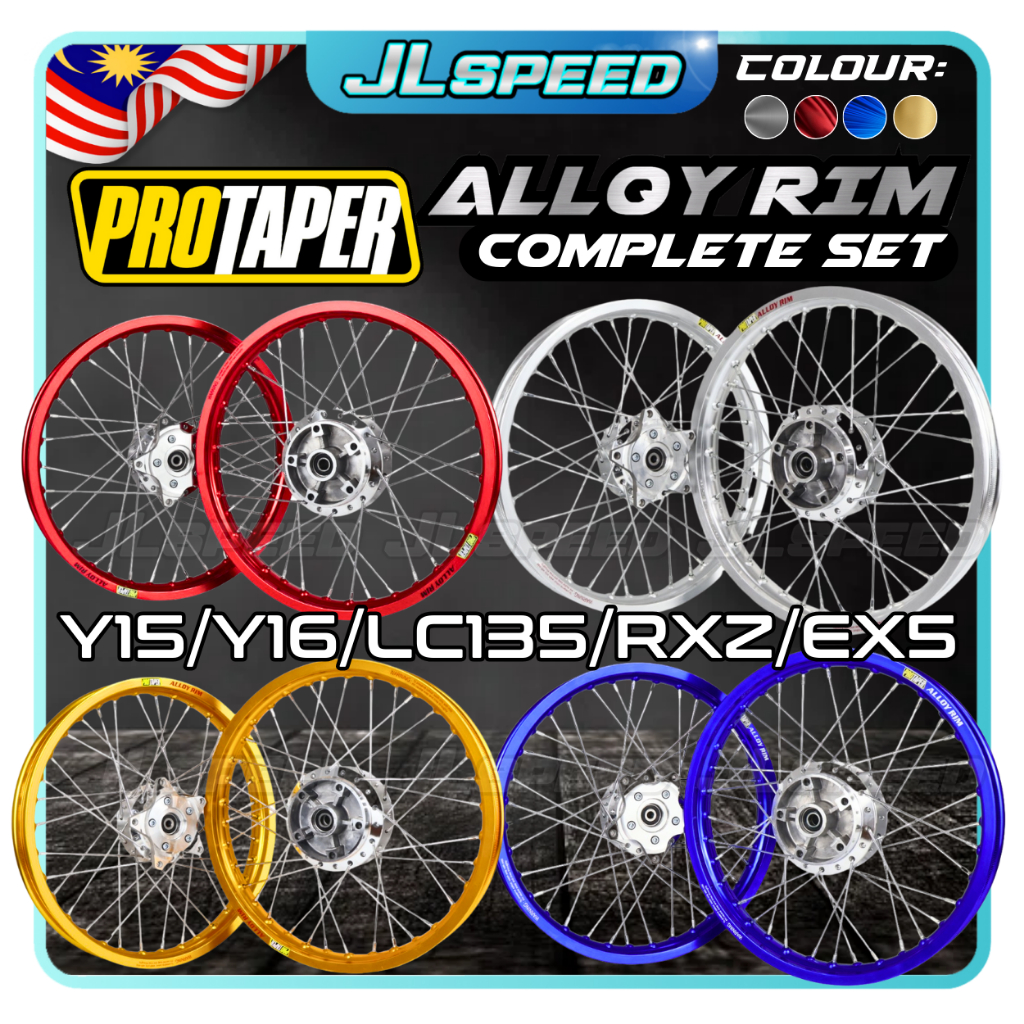 PROTAPER Alloy Rim Full Set Pnp LC135 LC 135 4S / Y15 Y16 / RXZ 135 ...