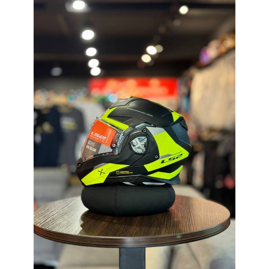 HELMET LS2 FF901 ADVANT X OBLIVION MATT BLACK MODULAR HELMET FLIP BACK ...