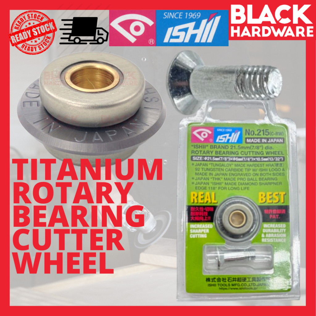 BLACK HARDWARE ISHIL 215xa Ceramic Tile Mozek Mata Cutter Cutting Machine Blade Mesin Potong ...