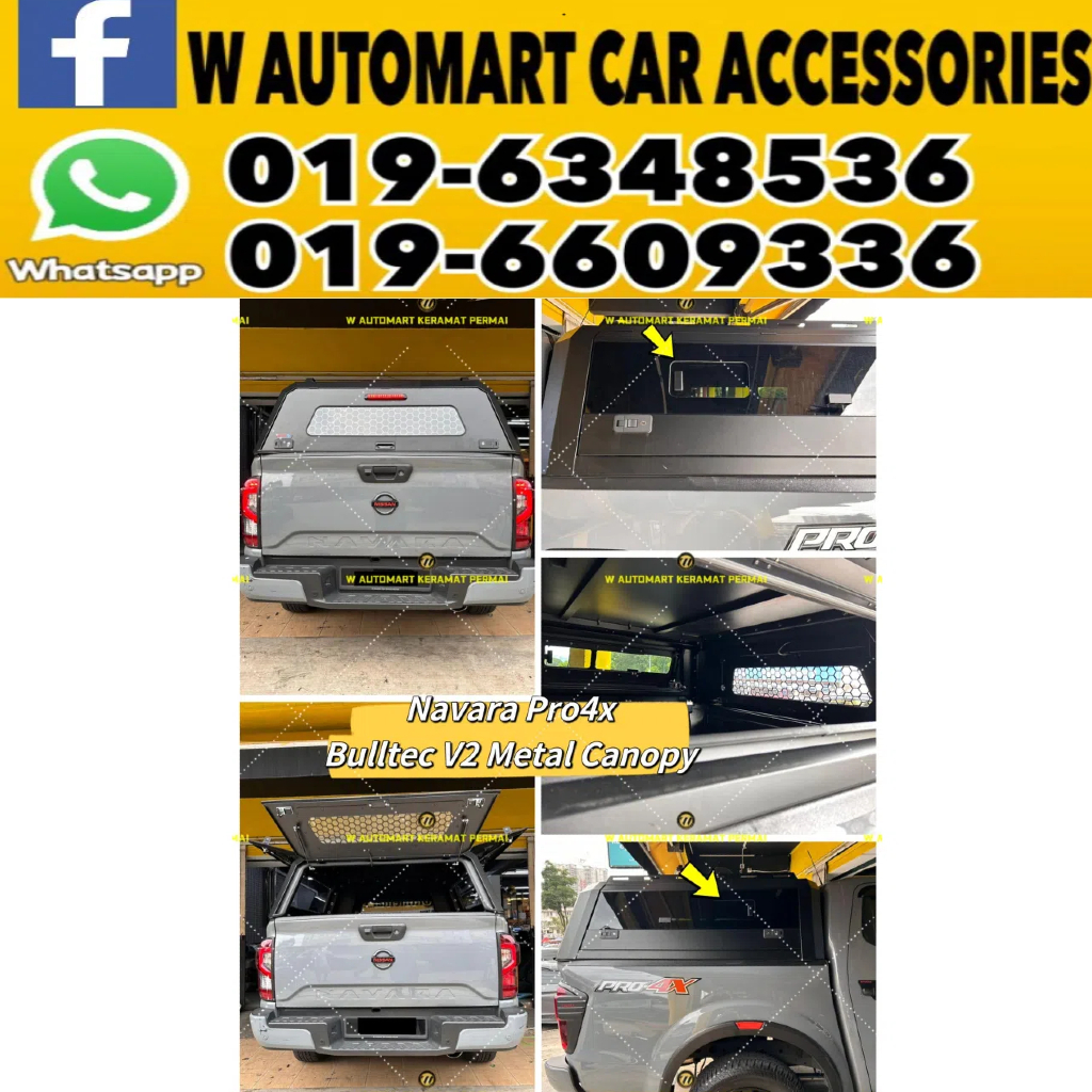 Navara Pro4X Install Bulltec Fly wing Canopy V2 | Shopee Malaysia