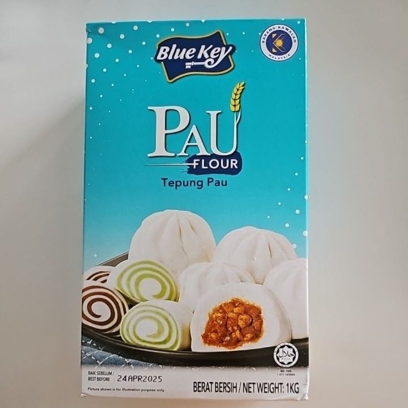 Tepung Pau jenama Blue Key 1kg / Pau Flour brand Blue Key 1kg | Shopee ...
