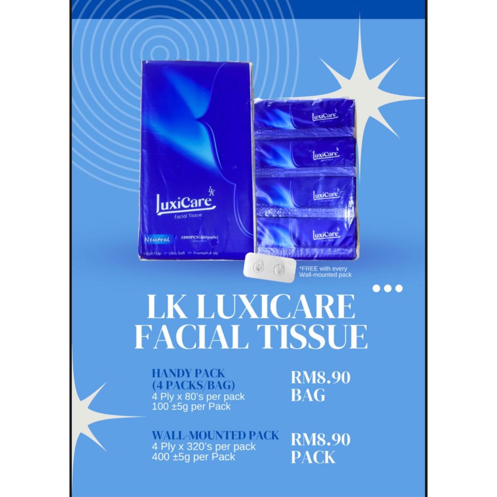 LK LUXICARE FACIAL TISSUE . HIGH QUALITY !! | Shopee Malaysia