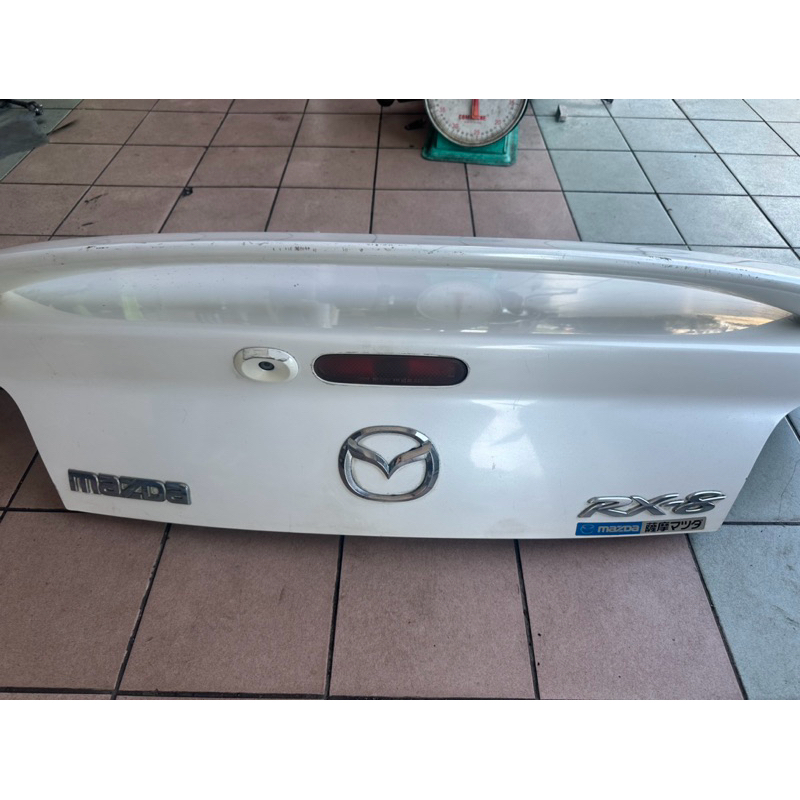 mazda rx8 rx-8 se3p tailgate rear bonet with spoiler camera emblem ...