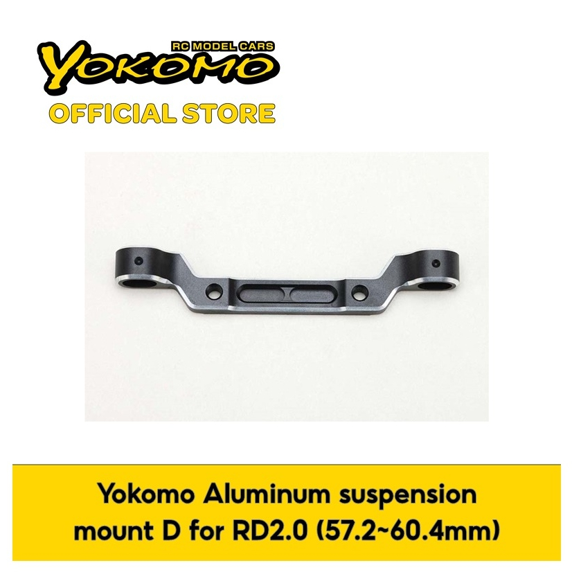 Yokomo Aluminum suspension mount D for RD2.0 (57.2~60.4mm) for remote ...