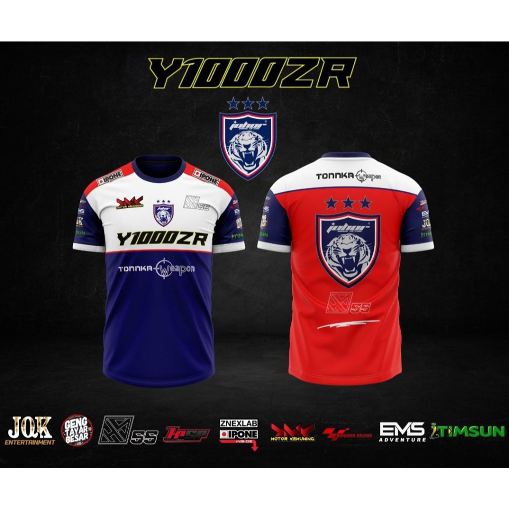 BAJU TONNKA Y1000ZR SIZE S M L XL 2XL 3XL Y1000 LARRY WEAPON ARM ...