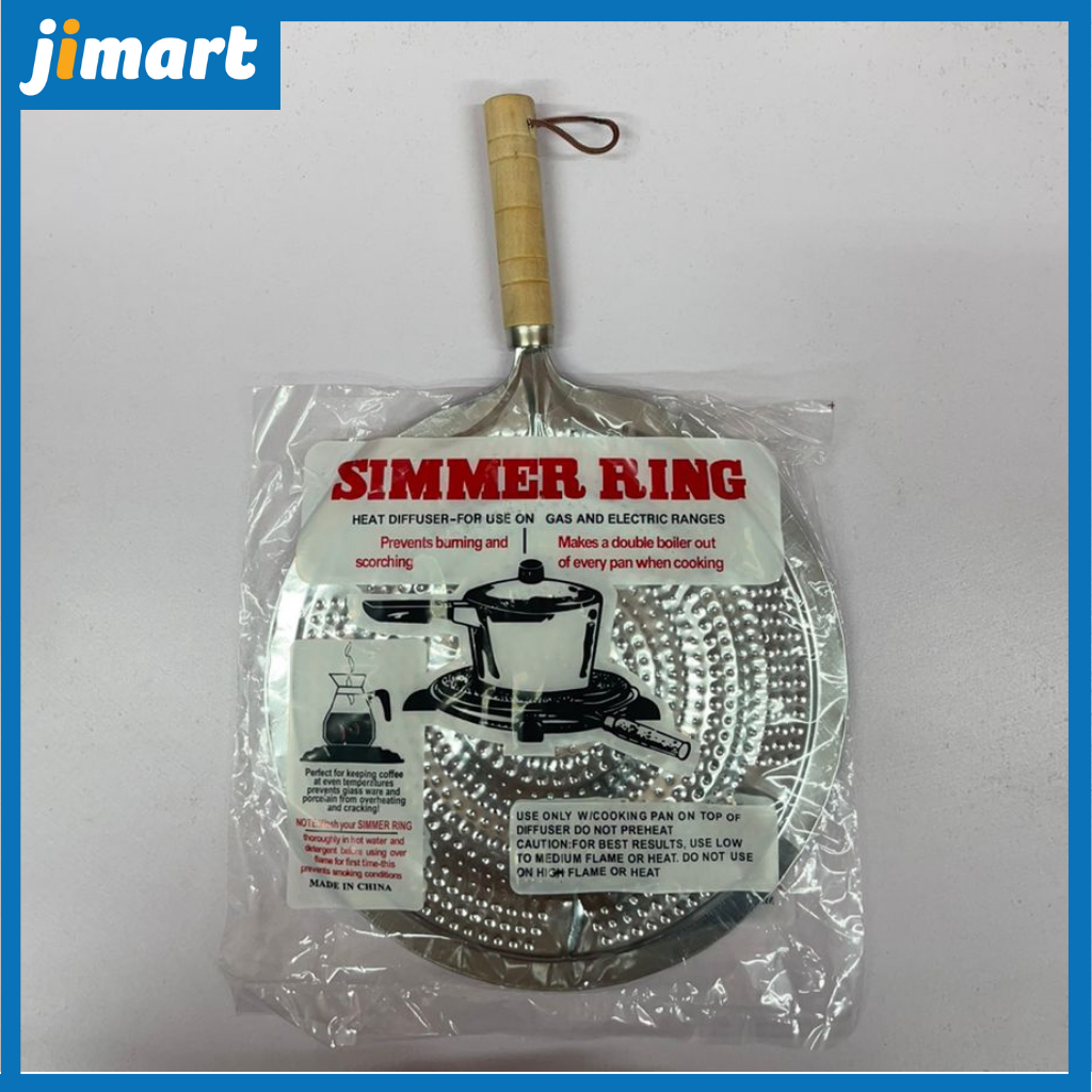 Jimart 21cm Stovetop Simmer Ring Heat Diffuser Gas Electric Range Pan ...