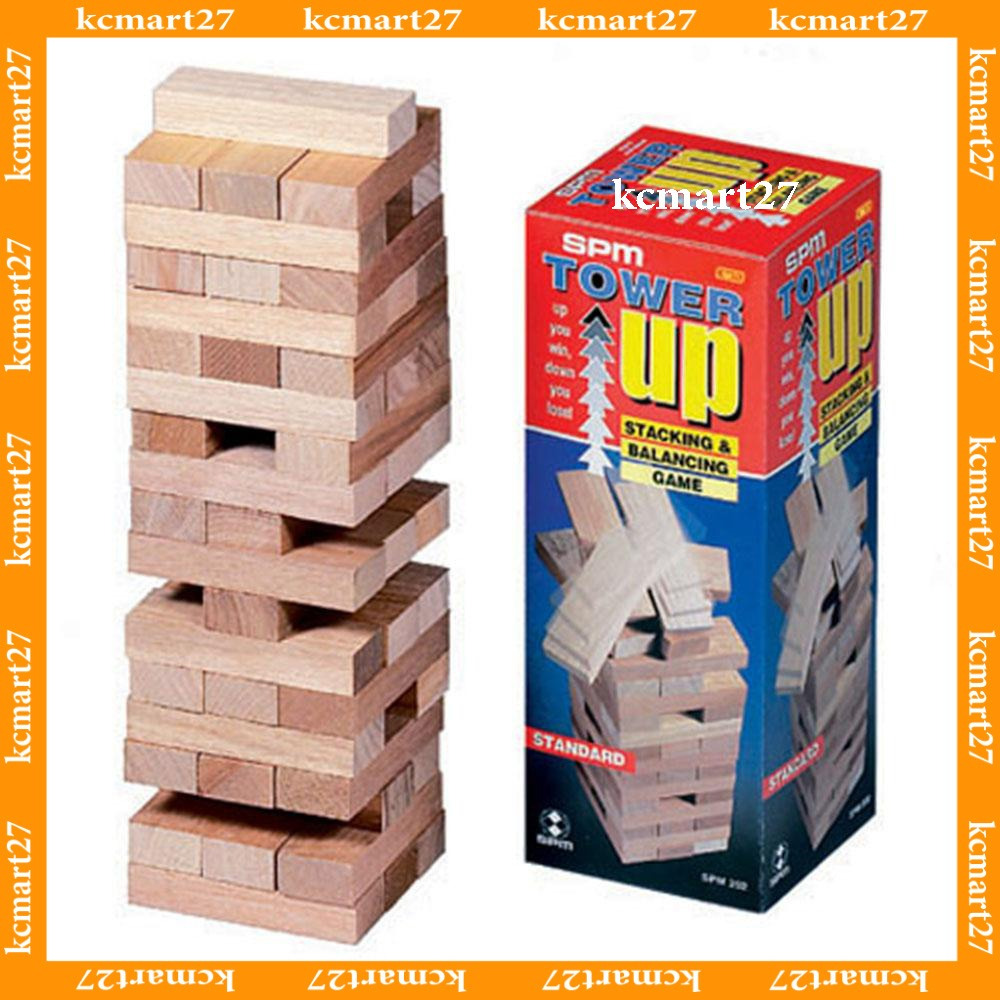 SPM TOWER UP STACKING & BALANCING GAME SPM 202 MAINAN | Shopee Malaysia