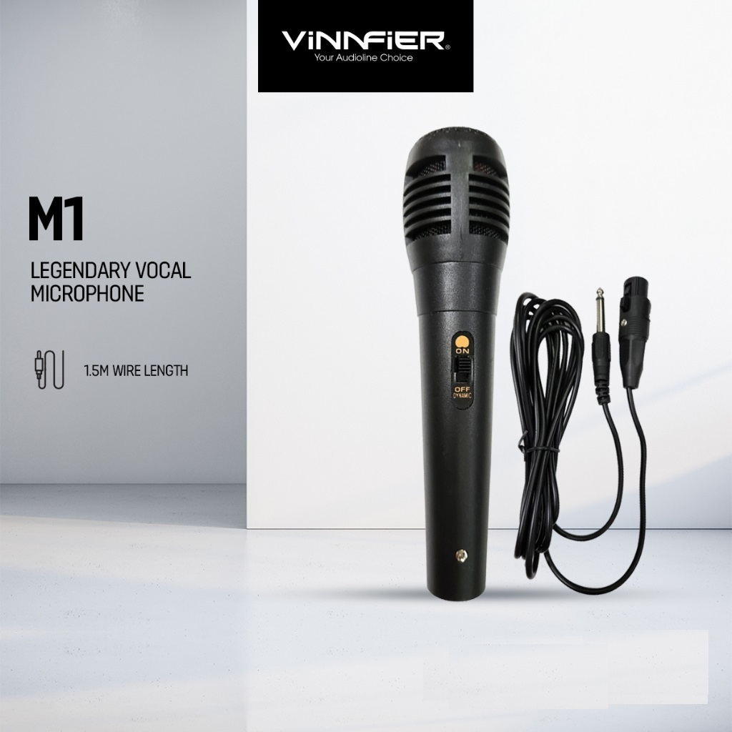 Vinnfier M1 Wired Microphone Karaoke Mic | Shopee Malaysia