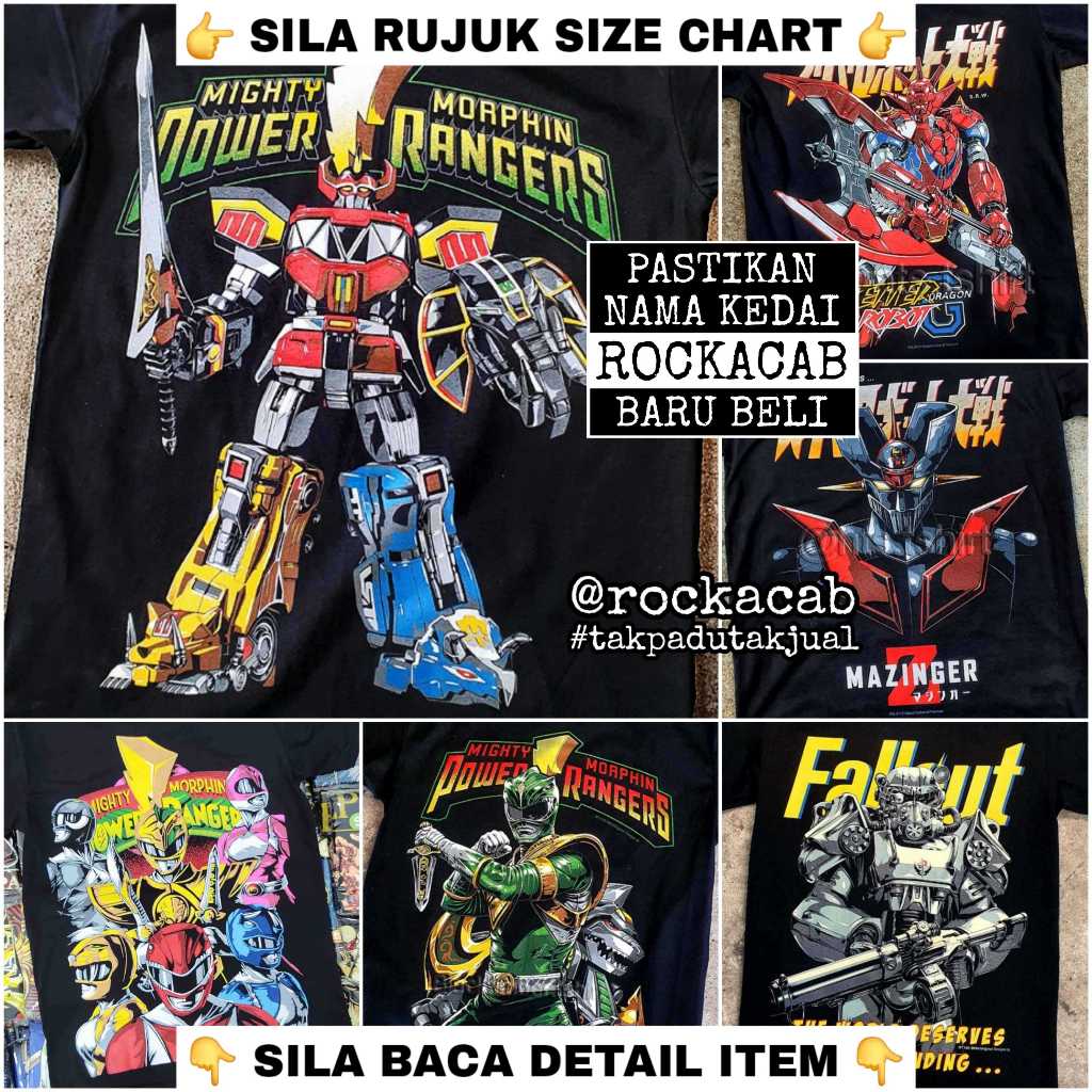 Power Rangers Fallout Mazinger Getter Baju Mecha Robot Anime Game ...
