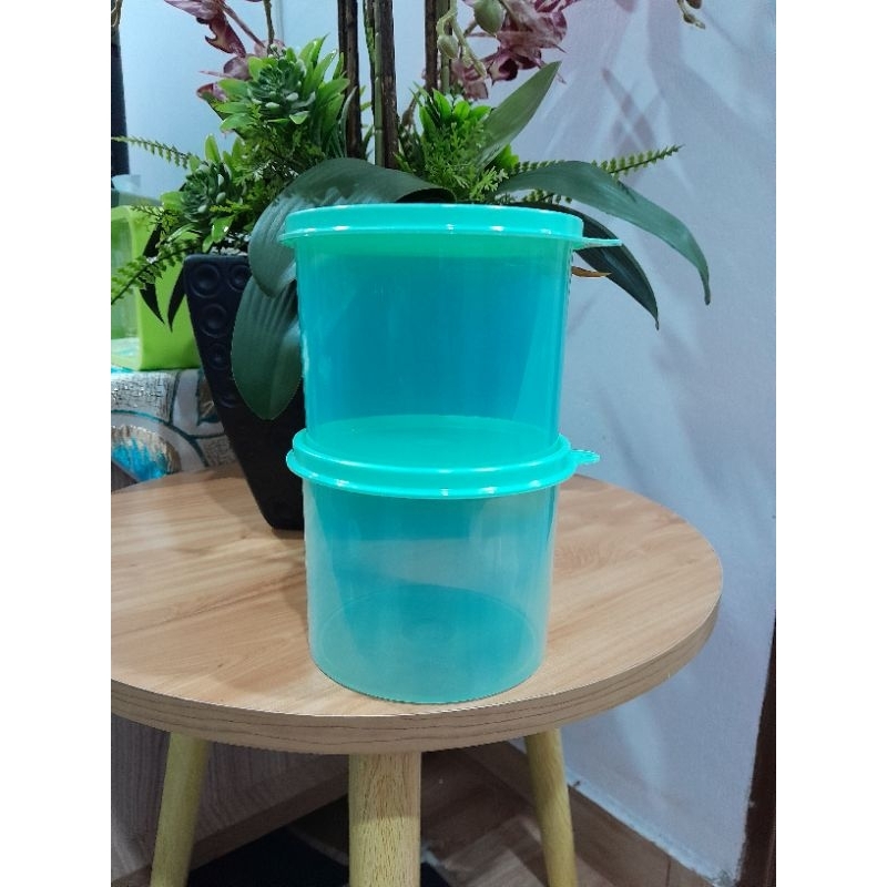 tupperware compact canister 570ml (hijau) | Shopee Malaysia
