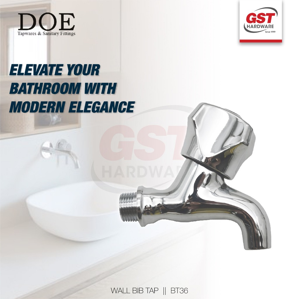 🔥 DOE Wall Bib Tap Water Tap Bathroom Doe Water Tap Cap Bathroom Water ...