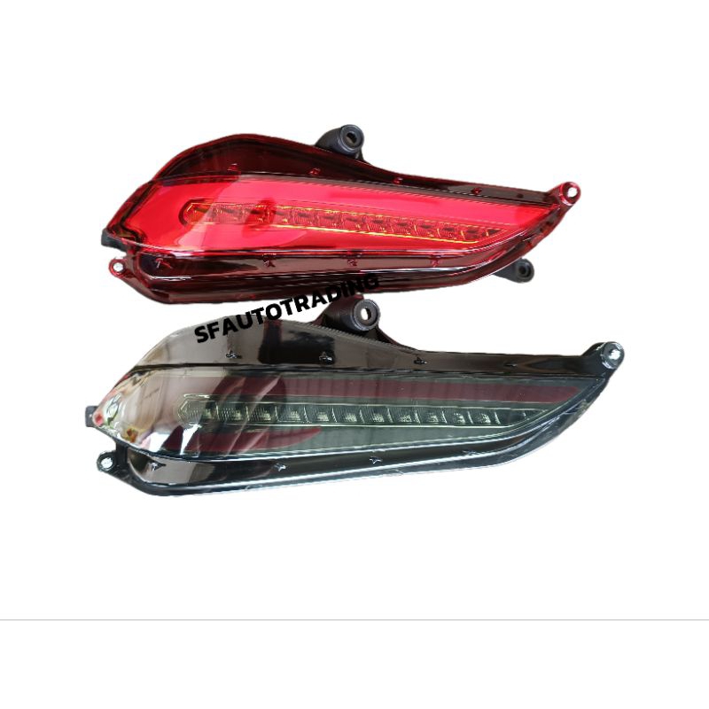 Toyota Vios Rear Bumper Reflector Tail Light Brake Light Sequential ...