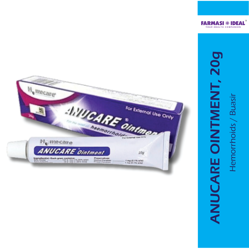 ANUCARE OINTMENT, 20g - Hemorrhoids / Buasir | Shopee Malaysia
