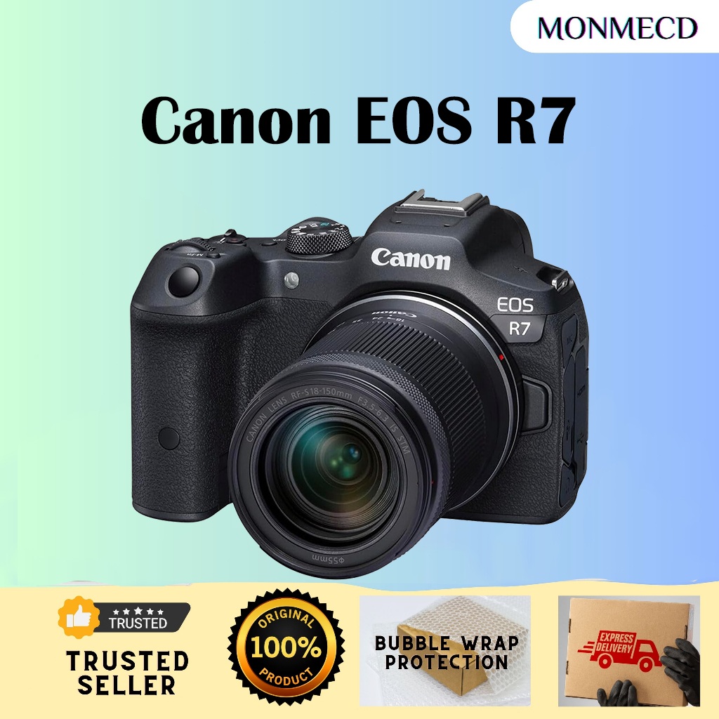Canon EOS R7 RF-S18-150mm F3.5-6.3 IS STM Lens Kit, Mirrorless Vlogging ...