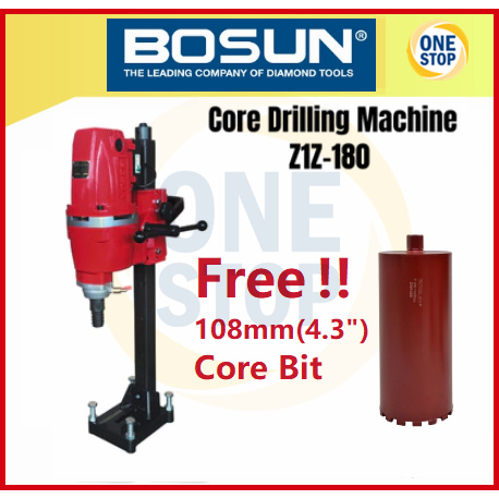 BOSUN Coring Machine Stand Drill / Concrete Core Bit Machine 18MM-200 ...