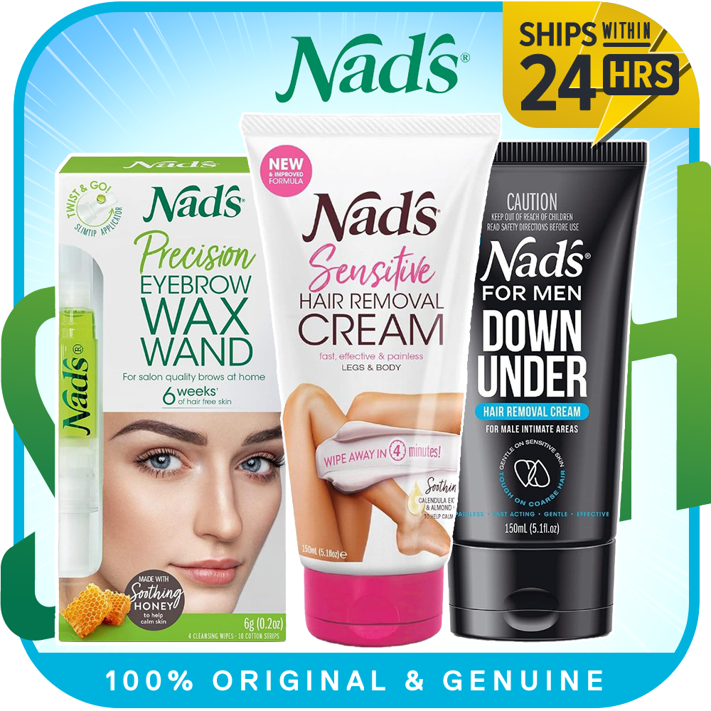 GENUINE Nad's Hair Removal Cream For Women l Men | Eyebrow Shaper Wax ...