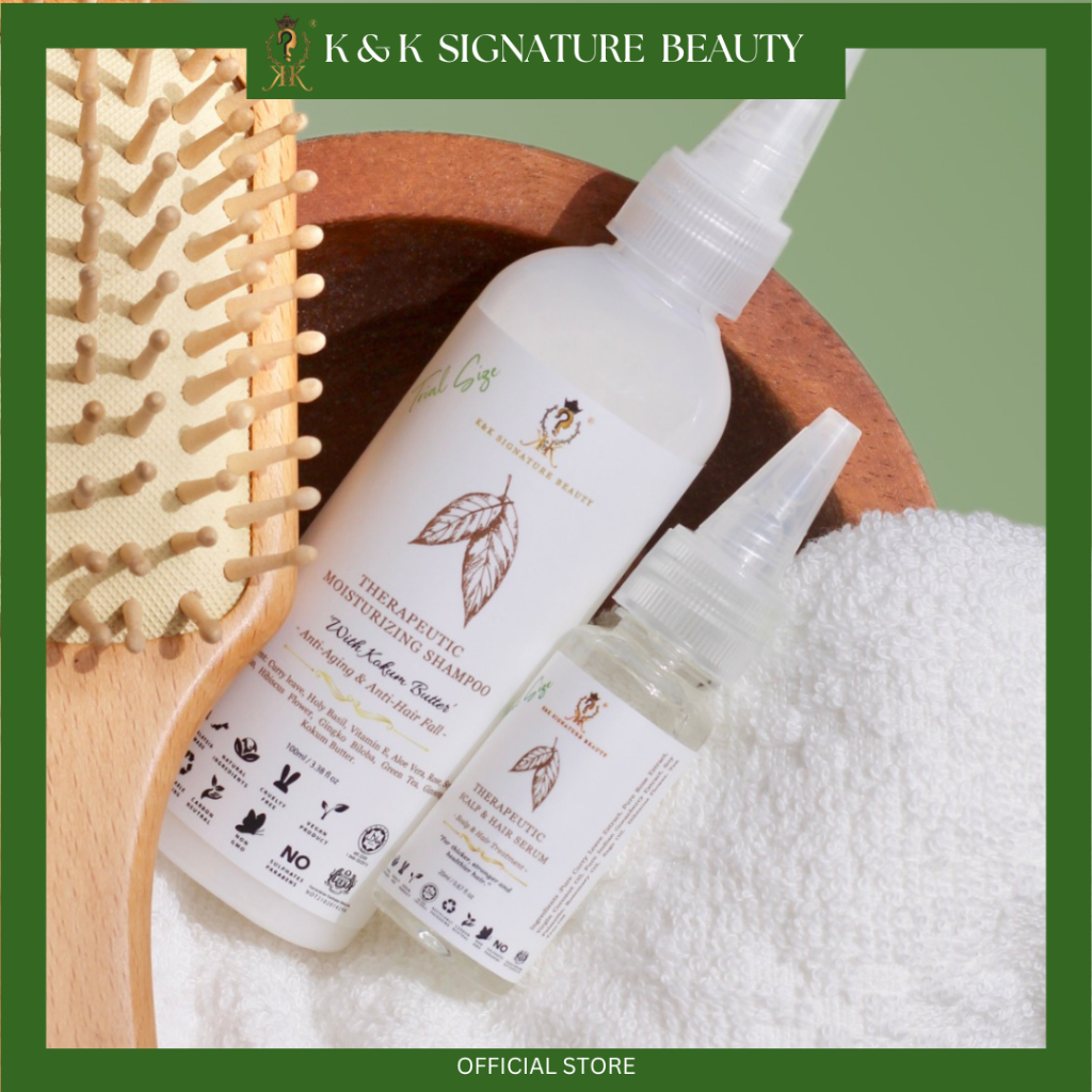 [HQ] K&K 100% HERBAL TRIAL THERAPEUTIC HAIRCARE SET - LEBATKAN RAMBUT ...