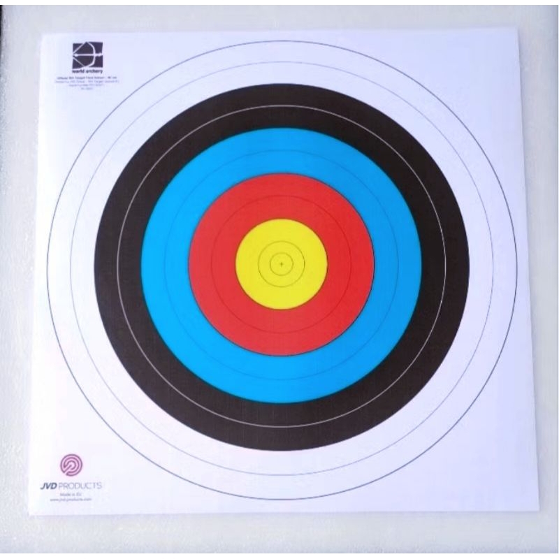 JVD ARCHERY TARGET FACE 40CM (KERTAS TARGET SAHAJA) | Shopee Malaysia