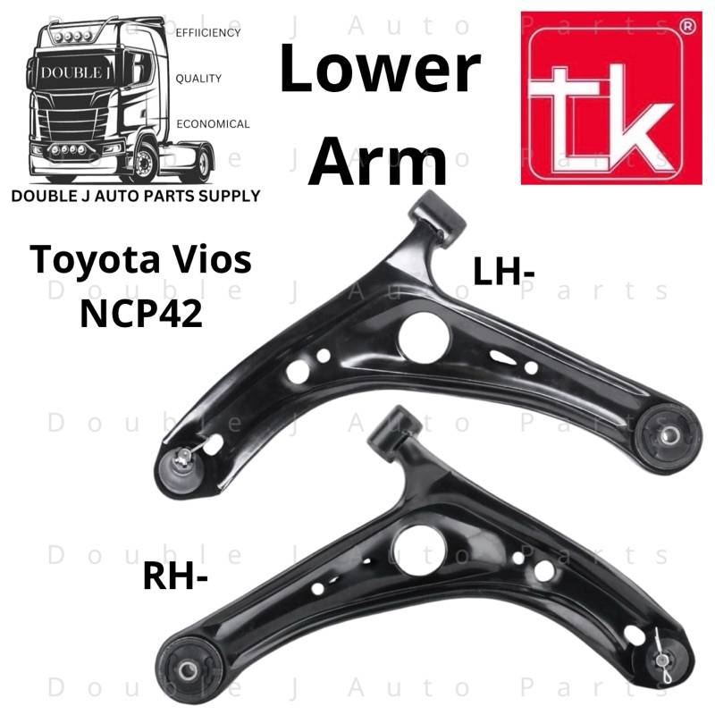 Genuine TK Front lower arm for Toyota Vios NCP42 (48068-09010/48069-09010) | Shopee Malaysia