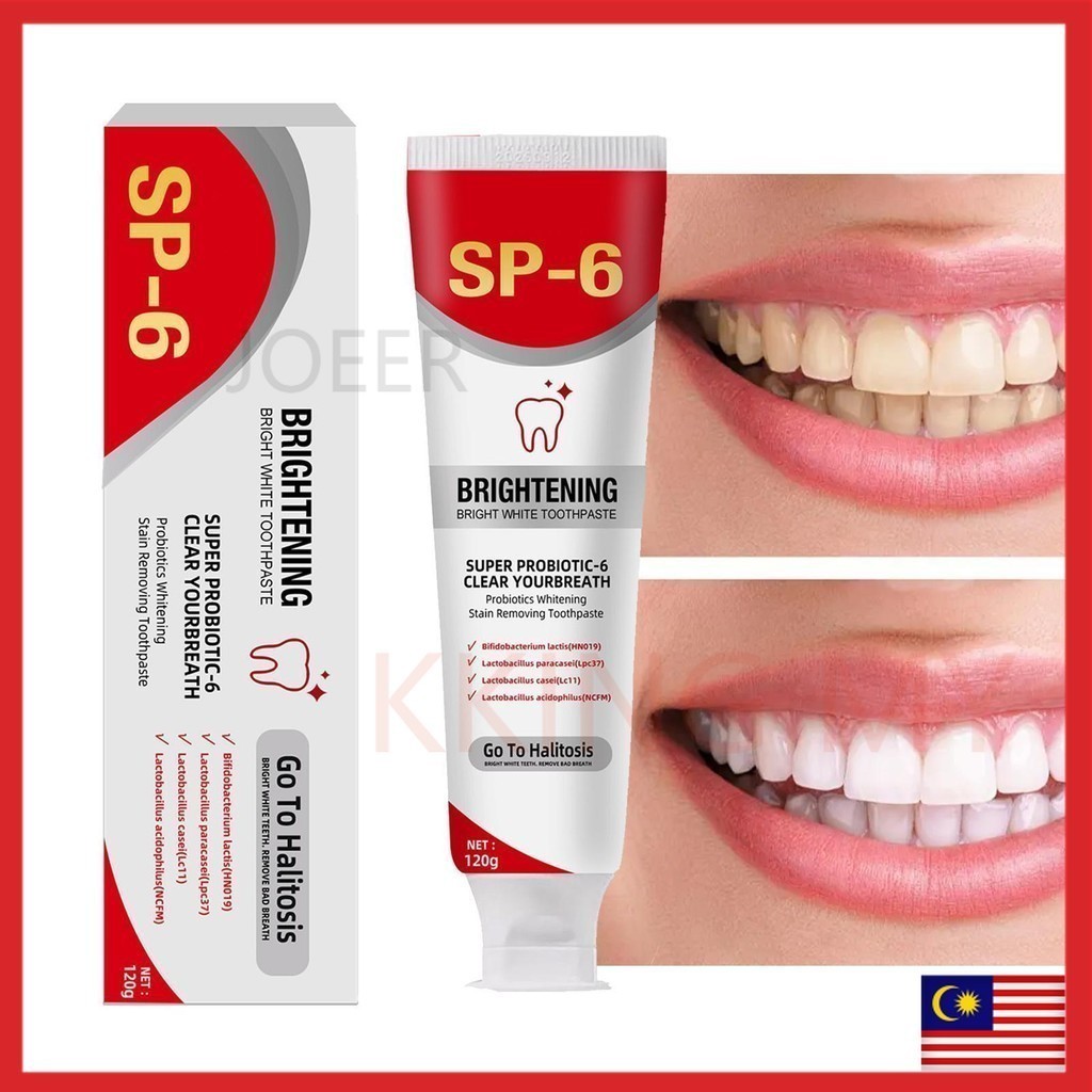 Improve Yellow Teeth with Yayashi Sp 6 Probiotic Whitening Toothpaste ...