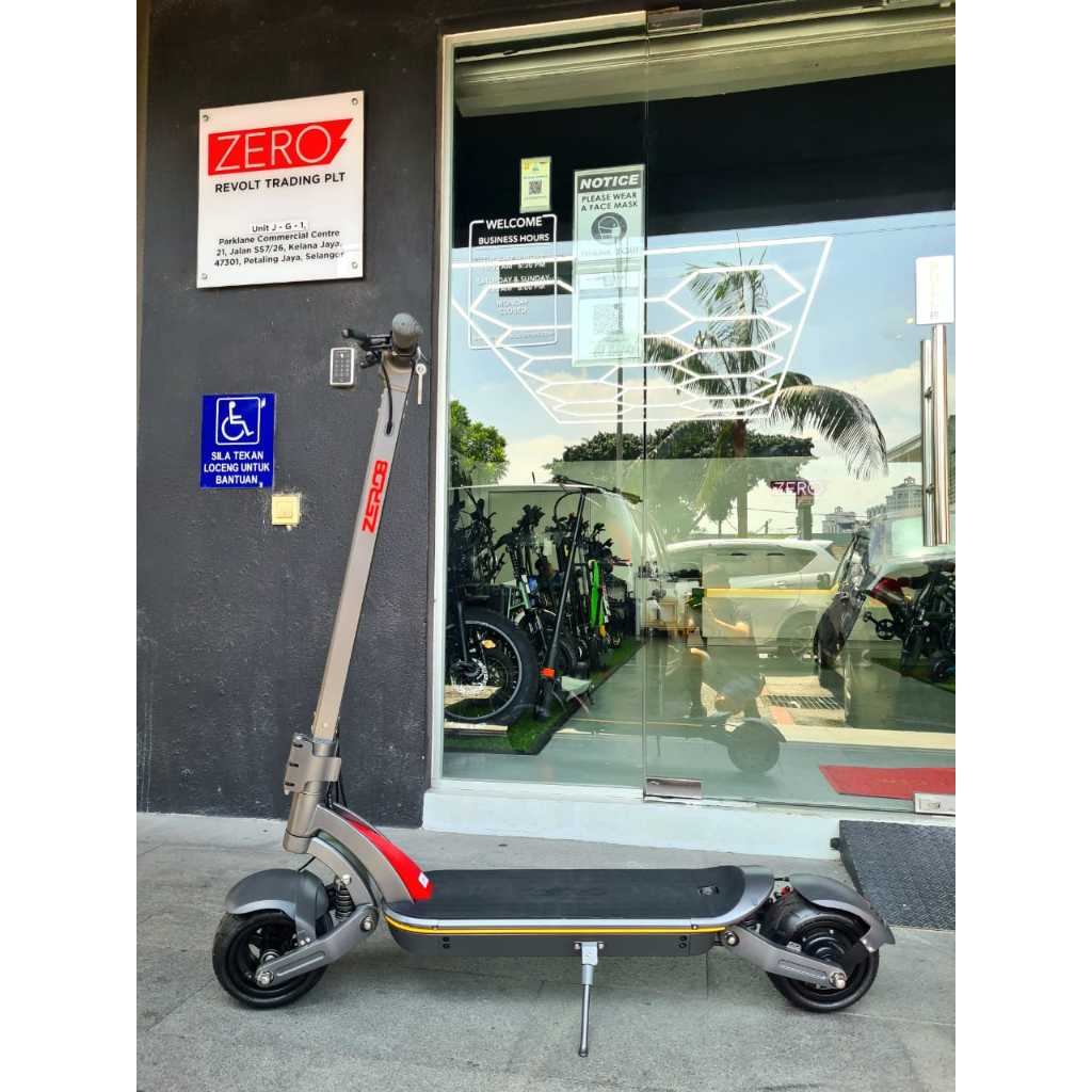 ZERO 8 PRO FAST Electric Scooter, 1000W, 45kmh, 35km, Wider Tires, Dual ...