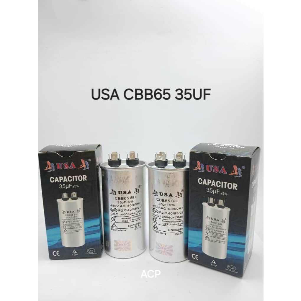 USA CBB65 FAN CAPACITOR MOTOR AIRCOND (35UF) | Shopee Malaysia