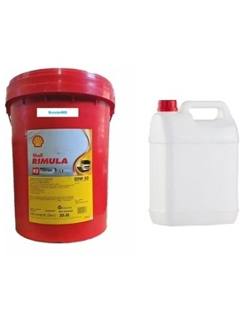 Shell 20W50 CF-4 (Rimula R2 Extra) Diesel Engine Oil-5 Litre(Repacking ...