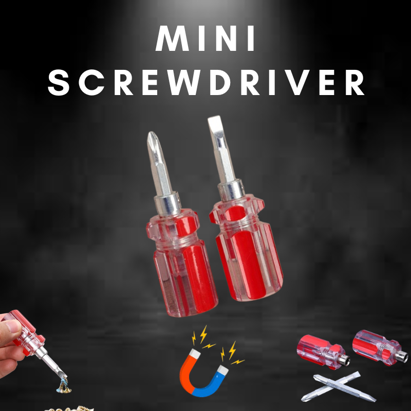 [Ready Stock] Mini Screwdriver/Short Screwdriver with Magnet/Portable ...